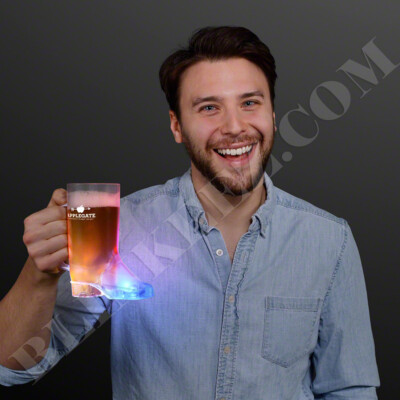 16OZ. COWBOY BOOT LIGHT UP DRINKING MUG CUP FLASHING DRINKS FUN~ | eBay