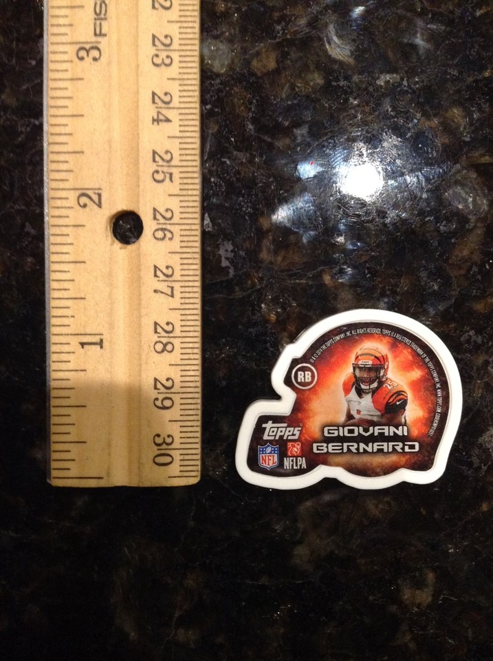2014 TOPPS NFL MAGNETZ MAGNET CHIP GIOVANI BERNARD CINCINNATI BENGALS ...