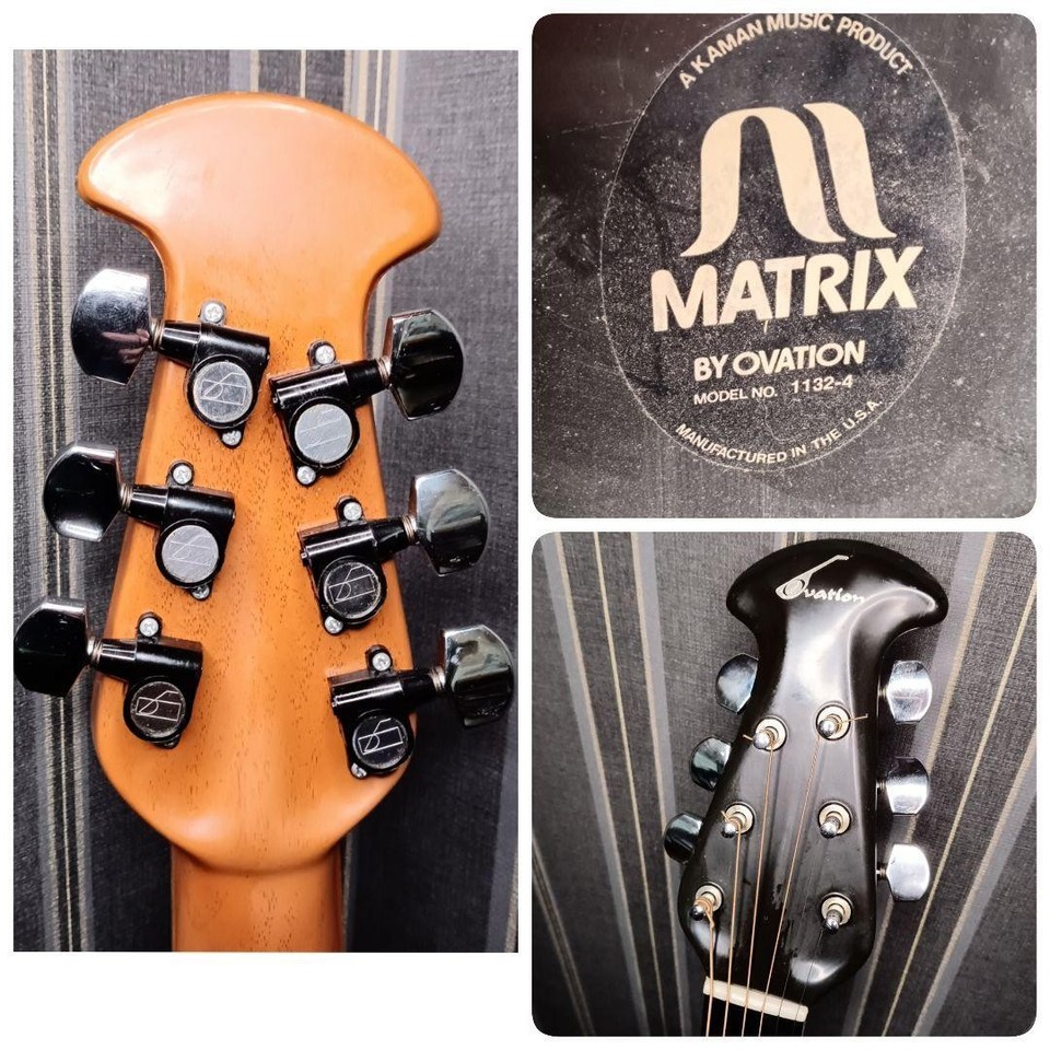Made in USA Vintage 70s 70s Matrix By Ovation Ovation 1132-4 Guitar ...