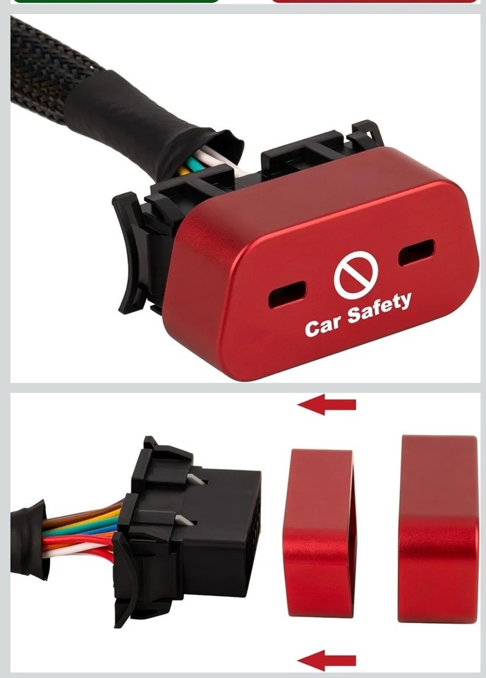 OBD Lock Aluminum Alloy Material OBD-II Socket Locking Device Vehicle ...
