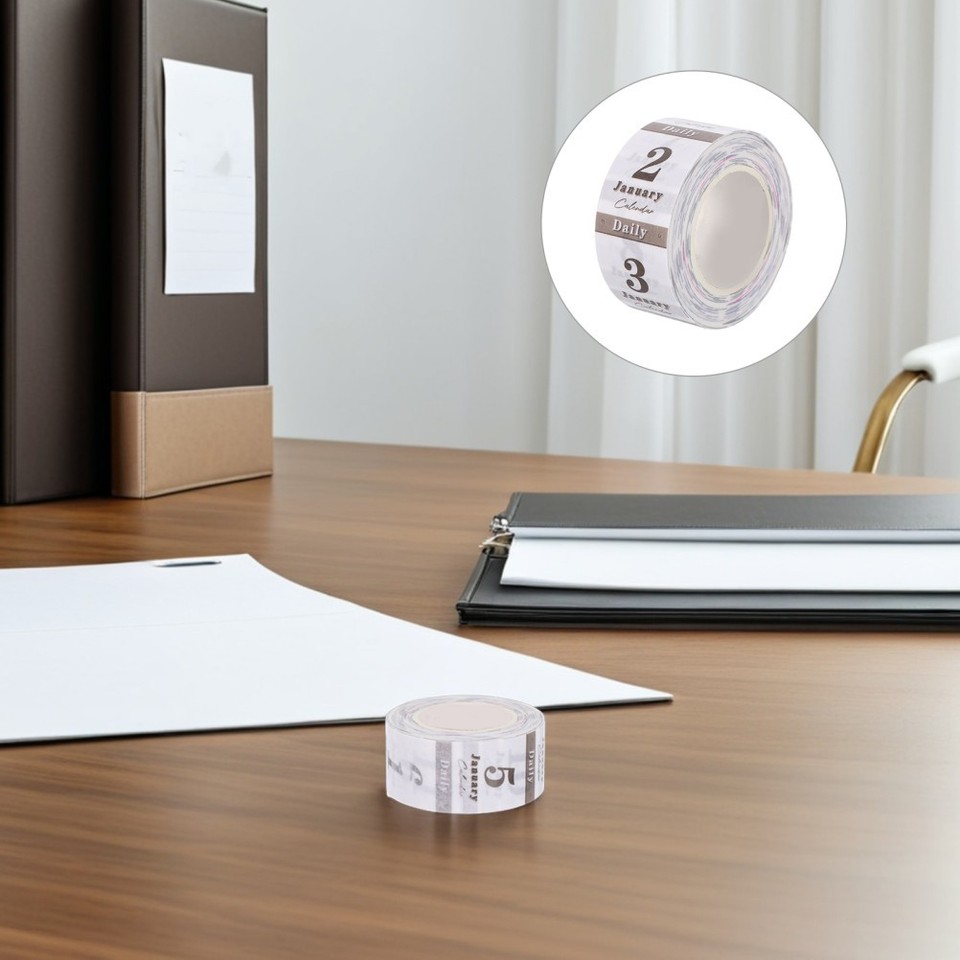 Calendar and Paper Stickers Decorative Planner Date Labels Cute ...