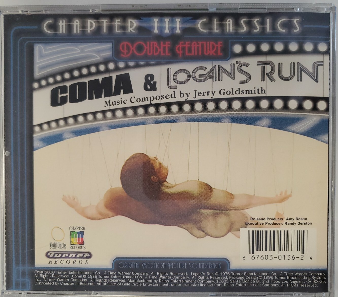 Jerry Goldsmith - Logan's Run & Coma Original Soundtracks (CD, 2000 ...