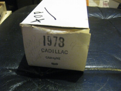 Vintage 1978 Cadillac in Carmine Red Promo Car Box - Box only | eBay
