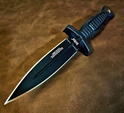 M48 Tactical Combat Double Edge Boot Knife With Shoulder Harness ...