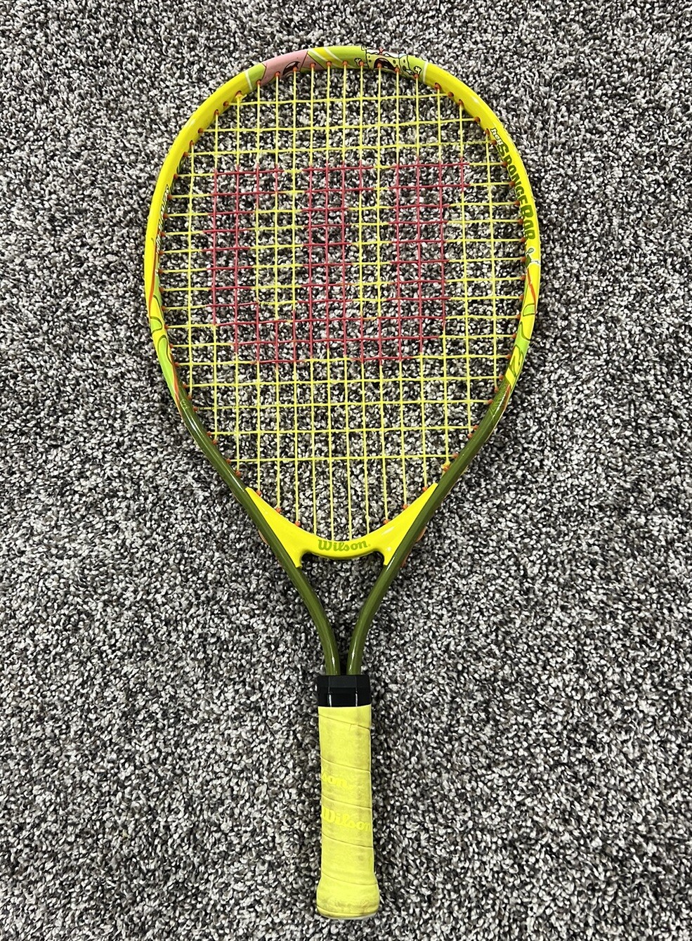 SPONGEBOB WILSON TENNIS RACQUET 21" MODEL SERVE IT UP 3 1/2" GRIP | eBay