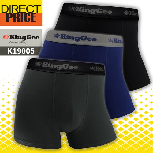 King Gee Bamboo Work Trunk - 3 Pack,K19005 | eBay Australia
