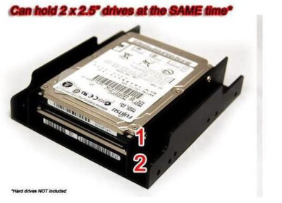 BYTECC Bracket-35225 Dual Two 2.5" HDD SSD to 3.5" Bracket Mounting Kit Retail | eBay