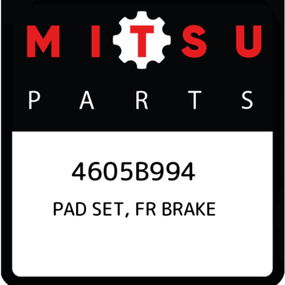 4605B994 Mitsubishi Pad set, fr brake 4605B994, New Genuine OEM Part | eBay