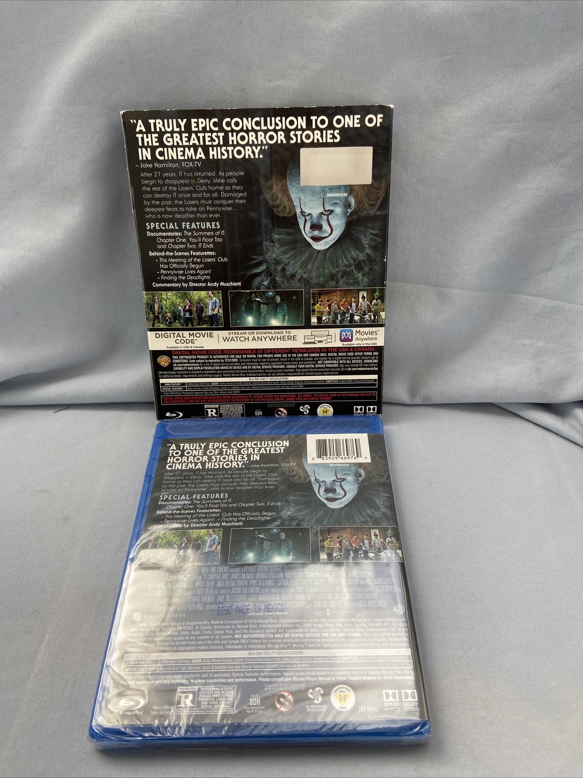 IT Chapter Two (Blu-ray Disc + DVD + Digital) 883929669769| eBay