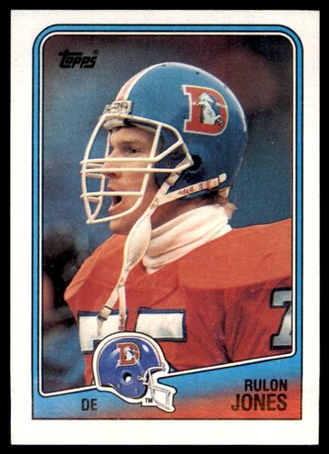 1988 Topps Rulon Jones . Denver Broncos #32 | eBay