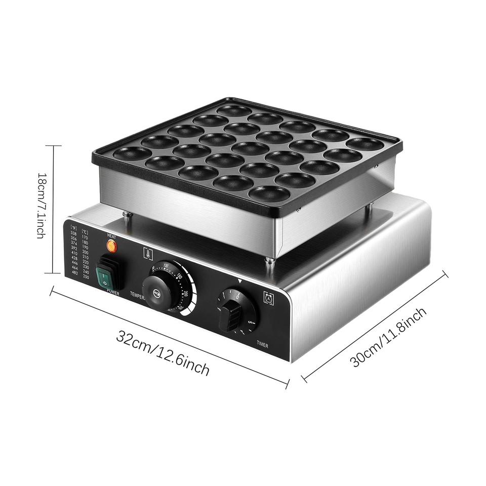 Electric Waffle Maker Machine 25-grid Mini Pancake Maker Muffin Baker ...