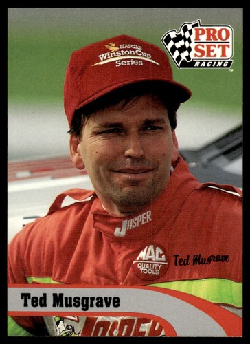 1992 Pro Set Racing Card Ted Musgrave #70 9422 | eBay