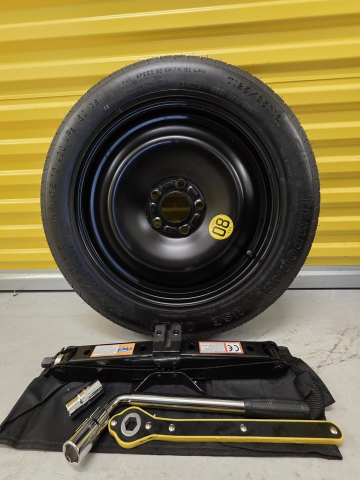 16" UNUSED FORD PUMA 2019 - 2024 SPACE SAVER SPARE WHEEL + JACK KIT ...