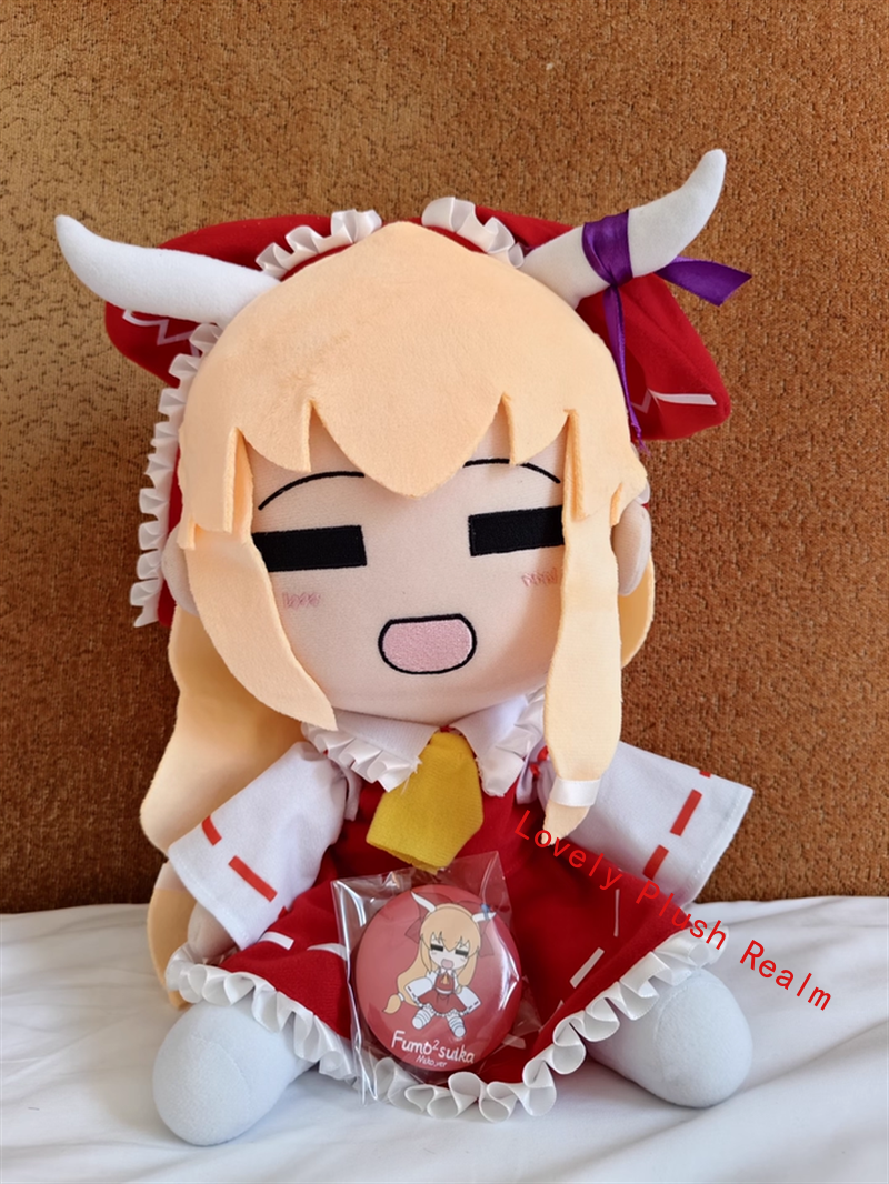 Touhou Project Fumo Ibuki Suika Plushie Doll Sitting Pose Dress Up ...