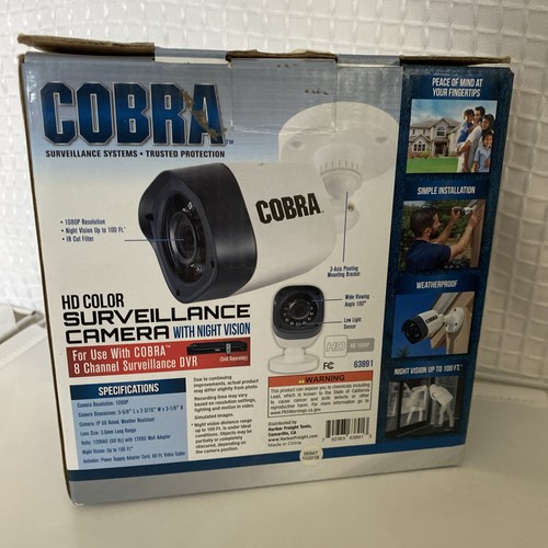 COBRA HD 1080P Color Surveillance DVR Camera with Night Vision | eBay