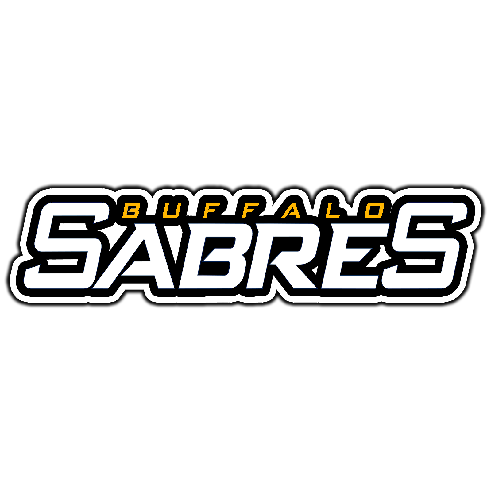 Buffalo Sabres Script Logo #9 Hockey Fan Sticker Waterproof Vinyl Decal ...