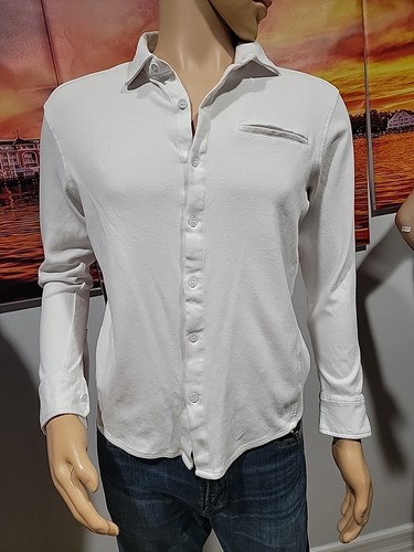Scott James England Shirt Men's Size S White Long Sleeve Button-Up #C ...