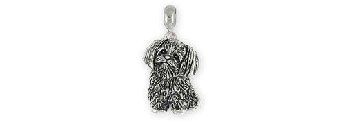 Morkie Jewelry Sterling Silver Handmade Morkie Charm Slide This Charm ...