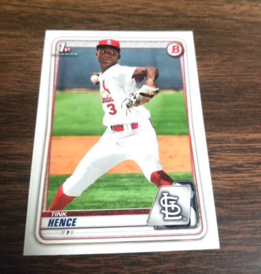 TINK HENCE 2020 1st BOWMAN DRAFT CARD #BD-86 CARDINALS (FIRST ROOKIE ...