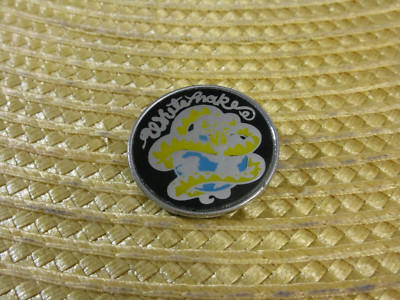 WHITESNAKE VINTAGE BUTTON BADGE PIN UK MADE WITH A PLASTIC INSERT W...Y ...