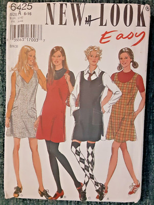 Simplicity NEW LOOK Pattern 6425 Misses' Dress / Jumper Sewing Craft ...