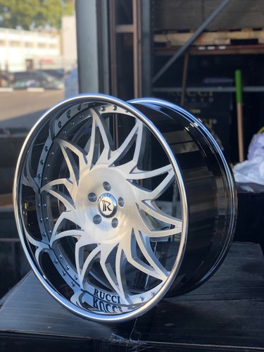26 Inch Rucci Buds Rims 26x10 Chrome Wheels BP:5x120.7 Customizable ...