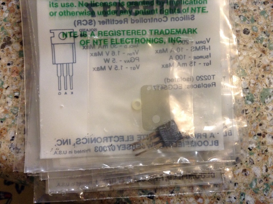 NTE Electronics NTE5417 SILICON CONTROLLED RECTIFIER LOT OF 13 | eBay