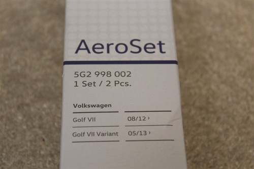 Front Wiper Blade Set VW Golf Mk7 / e-Golf RHD 5G2998002 New Genuine VW ...