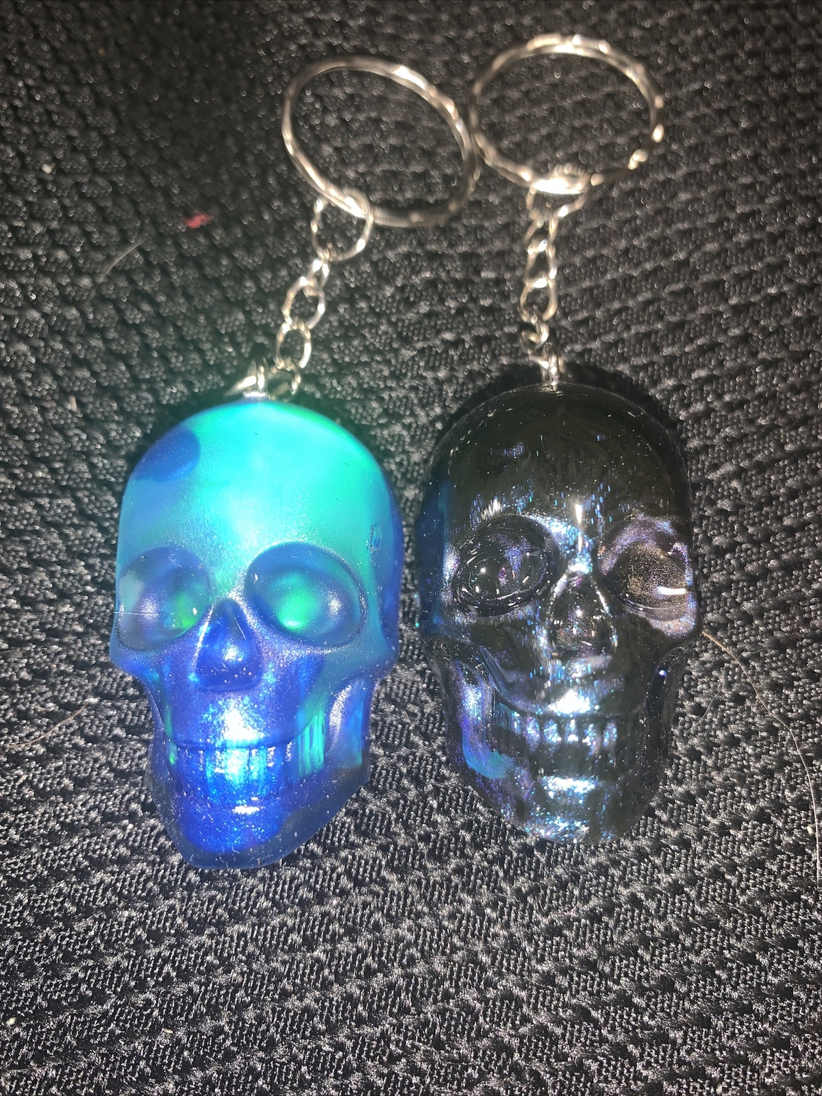 Handmade Resin Skull Keychains Please Read Descriptions | eBay