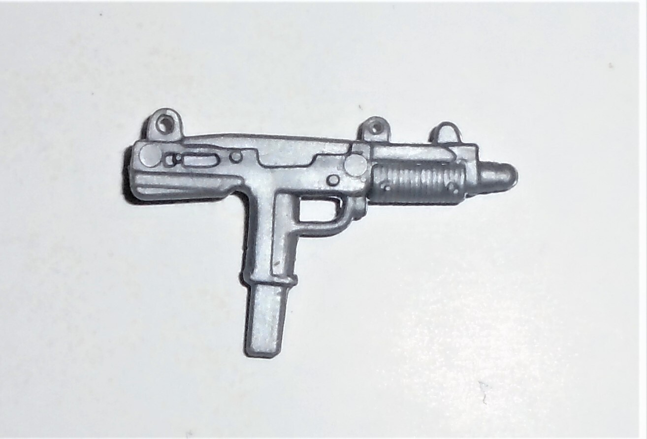 B4 GI Joe Figure Accessory 2000 Law 2002 Baroness Silver UZI Sub ...