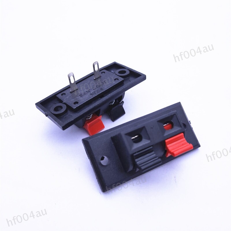 2pcs Connector Terminal 2P 4P Jack Audio Speaker Terminals Breadboard ...