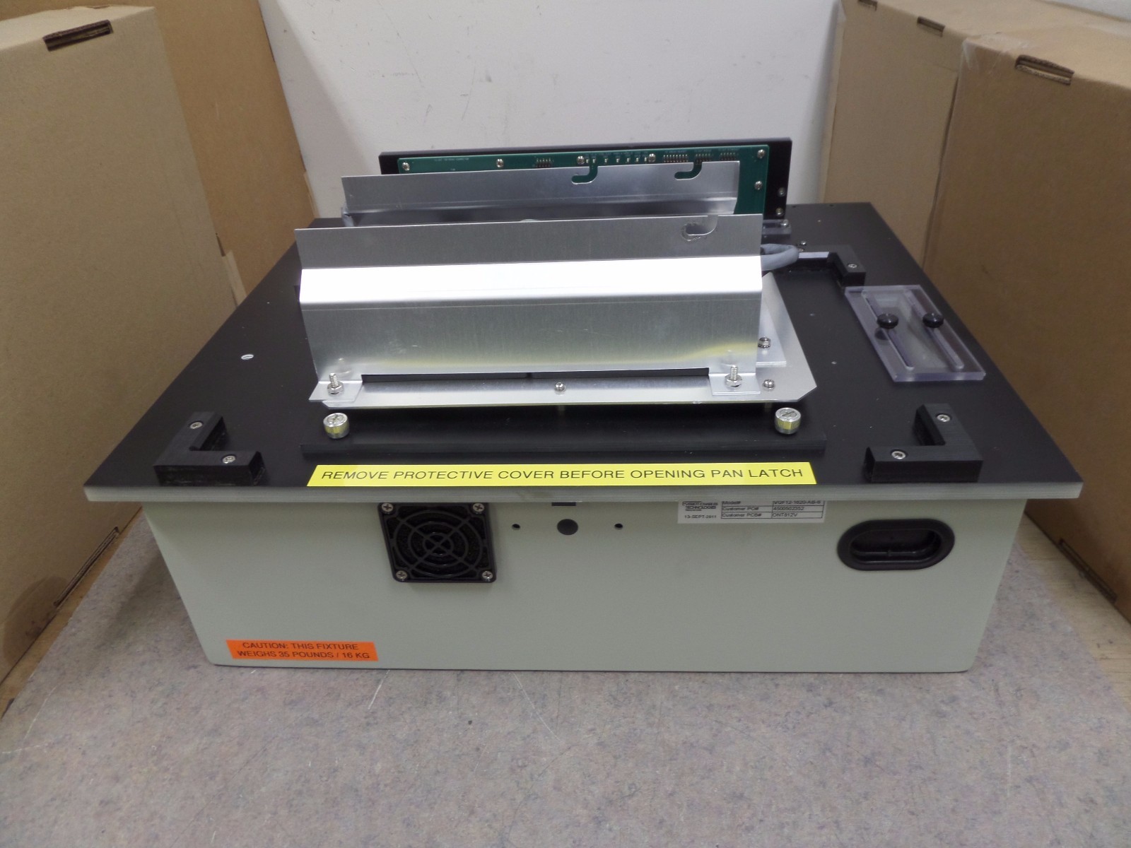 ECT TEST FIXTURE FOR ONT812V VGF12-1620-AB-6 | eBay