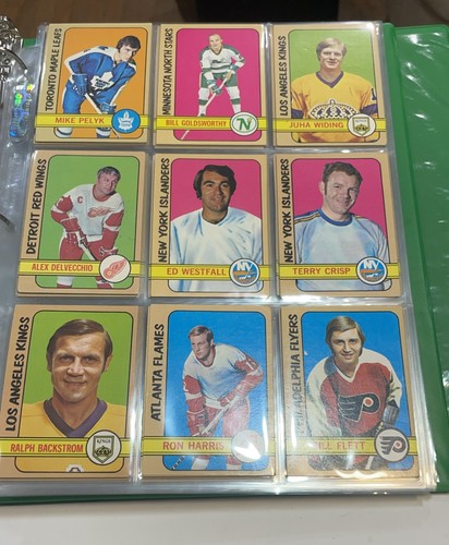 Lot of (144) 1971-72 /1972-1973 Topps Hockey Cards Binder VG-EXMT | eBay