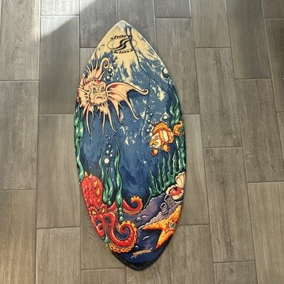Drew Brophy Shark Skimz Skimboard Octopus Art Vintage 2007 Surf Decor ...