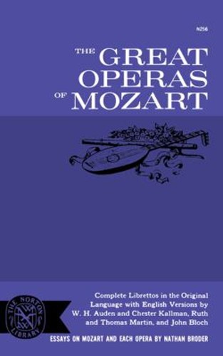 The Great Operas of Mozart Paperback 9780393002560| eBay