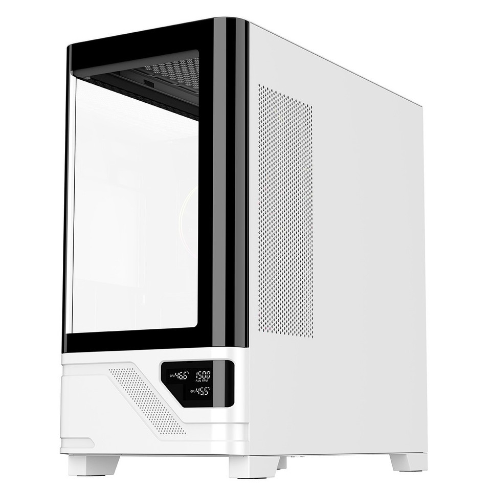PowerCool Arctic Gaming PC Case mATX 3x ARGB Fan LED With Temperature ...