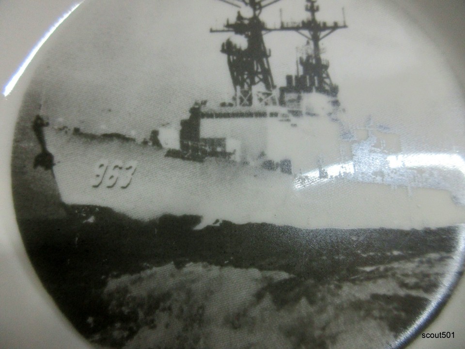 Vintage Ashtray USS Spruance Ingalls Shipbuilding Naval Architect ...