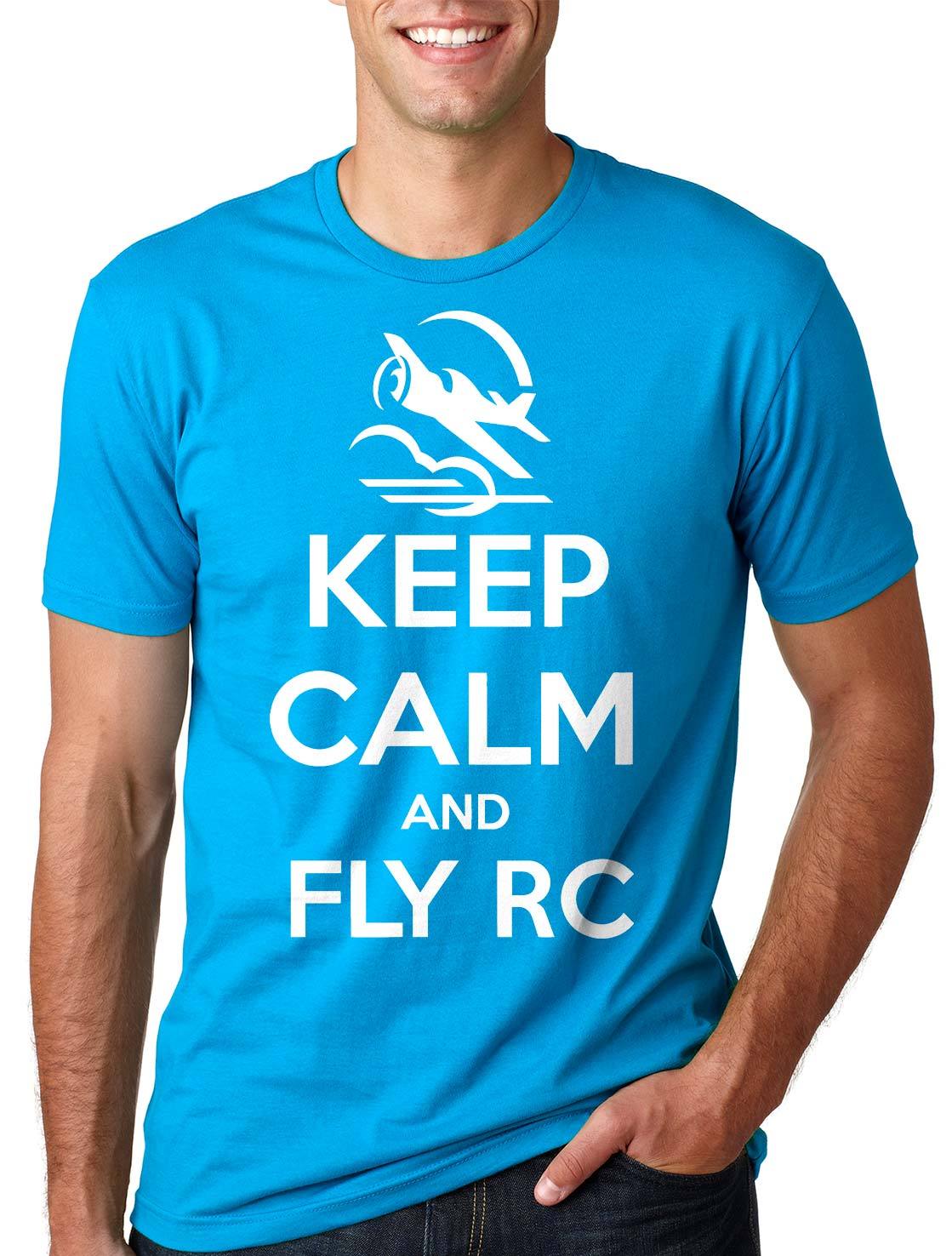 RC T-shirt RC Plane Jet Tee Shirt Keep calm and Fly RC Remote ...