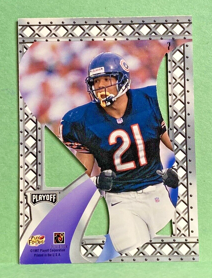 1997 Playoff Contenders DARNELL AUTRY Black Felt Rookie Wave Pennant #7 ...