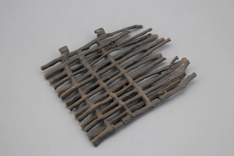 2Pcs 1/6 Scale Wooden Fence Model for 12'' Action Figure Scene ...