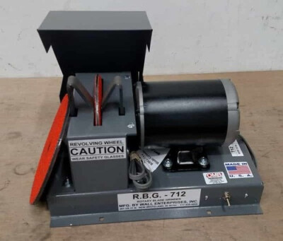 Rbg 7" Grinder 712 Lawn Mower Blade Sharpening Kit Grit Collector Spare ...