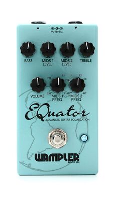 Wampler EQuator Advanced Audio Equalizer Guitar Effects Pedal ...