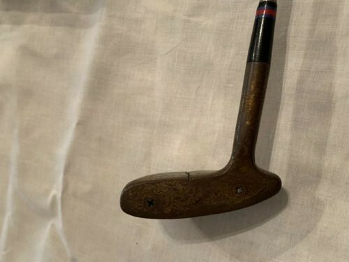 Vintage Bert Dargie 'Won-Putt' RH Putter Brass/ Wood 35" Length ...