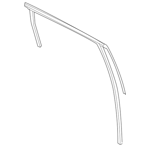 2013-2017 Ford Escape Rear Door Weatherstrip Glass Run Channel LH ...