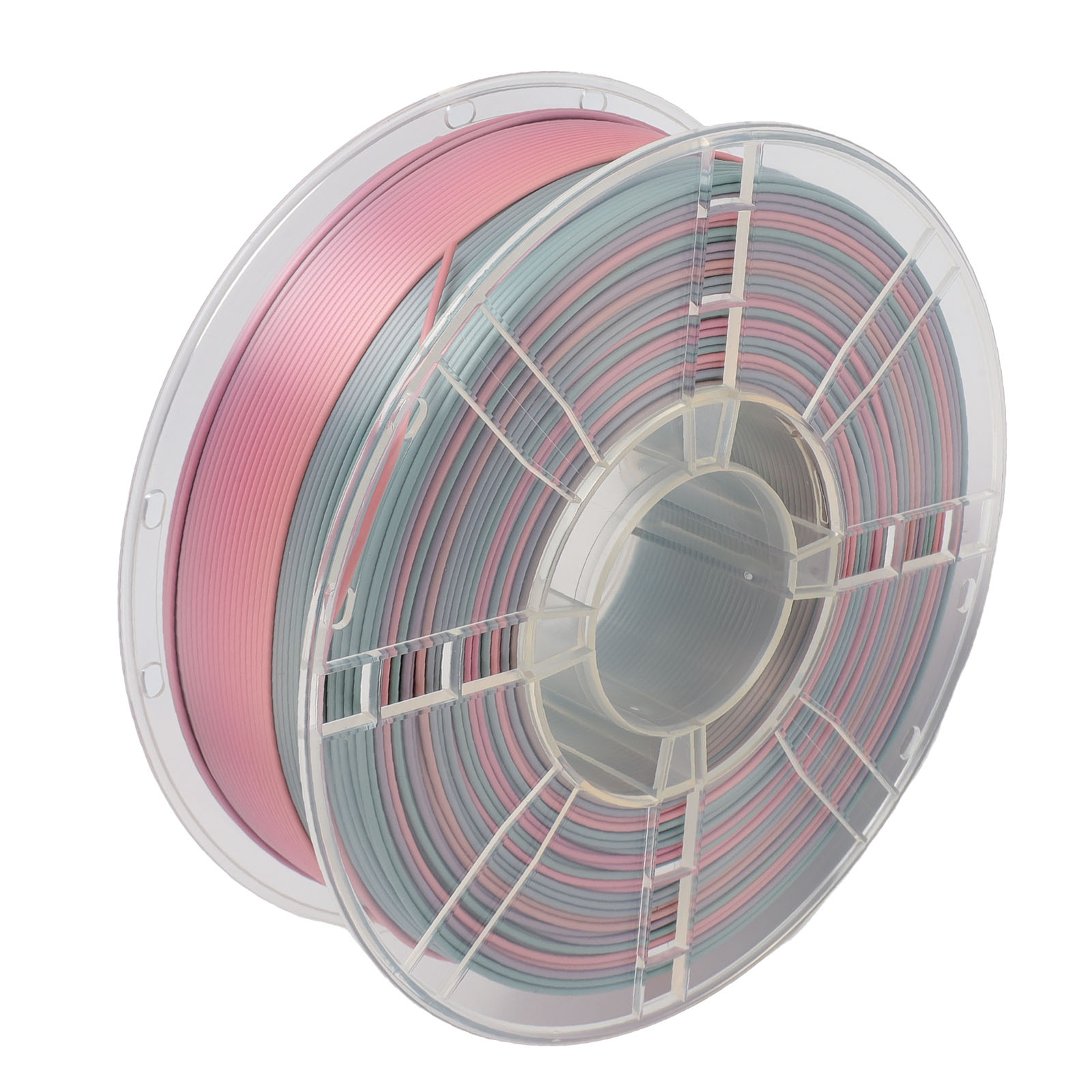 3D Silk PLA Filament 1.75mm Matte Gradient Colors 2.2lbs Multicolored ...
