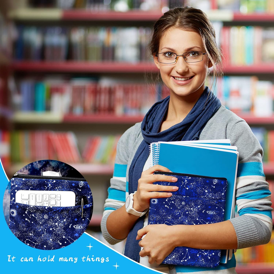 3 Pack Book Protector Sleeve with Zipper Book Protector for Lovers Book ...