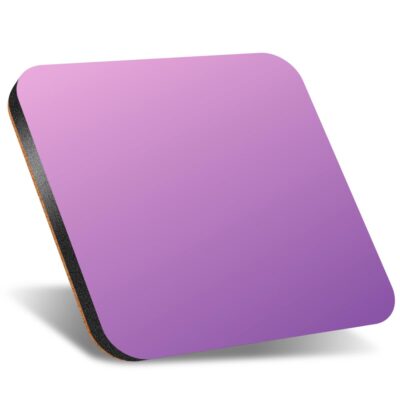 1x Square Coaster 12cm Purple Gradient Colour Block #51821 | eBay UK