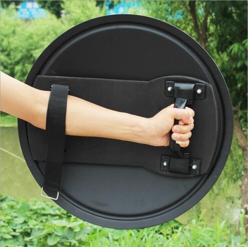 Round Anti Riot Hand Shield Police Tactical Assault Combat Buckler Self ...