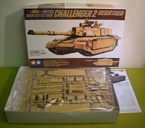 MODEL KIT 1/35 SCALE TAMIYA BRITISH CHALLENGER 2 (DESERTISED) 35274 ...
