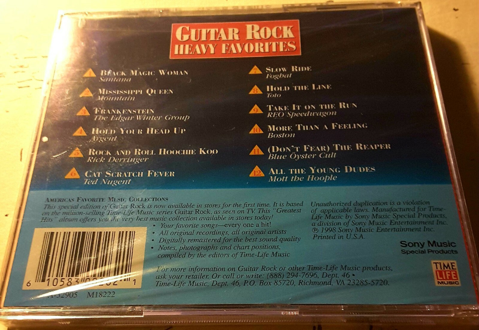 Time Life Music ~ Guitar Rock ~ Heavy Favorites ~ CD ~ | eBay